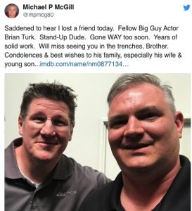 Know About Brian Turk; Death, Wife, Net Worth, Movies, Age, Height